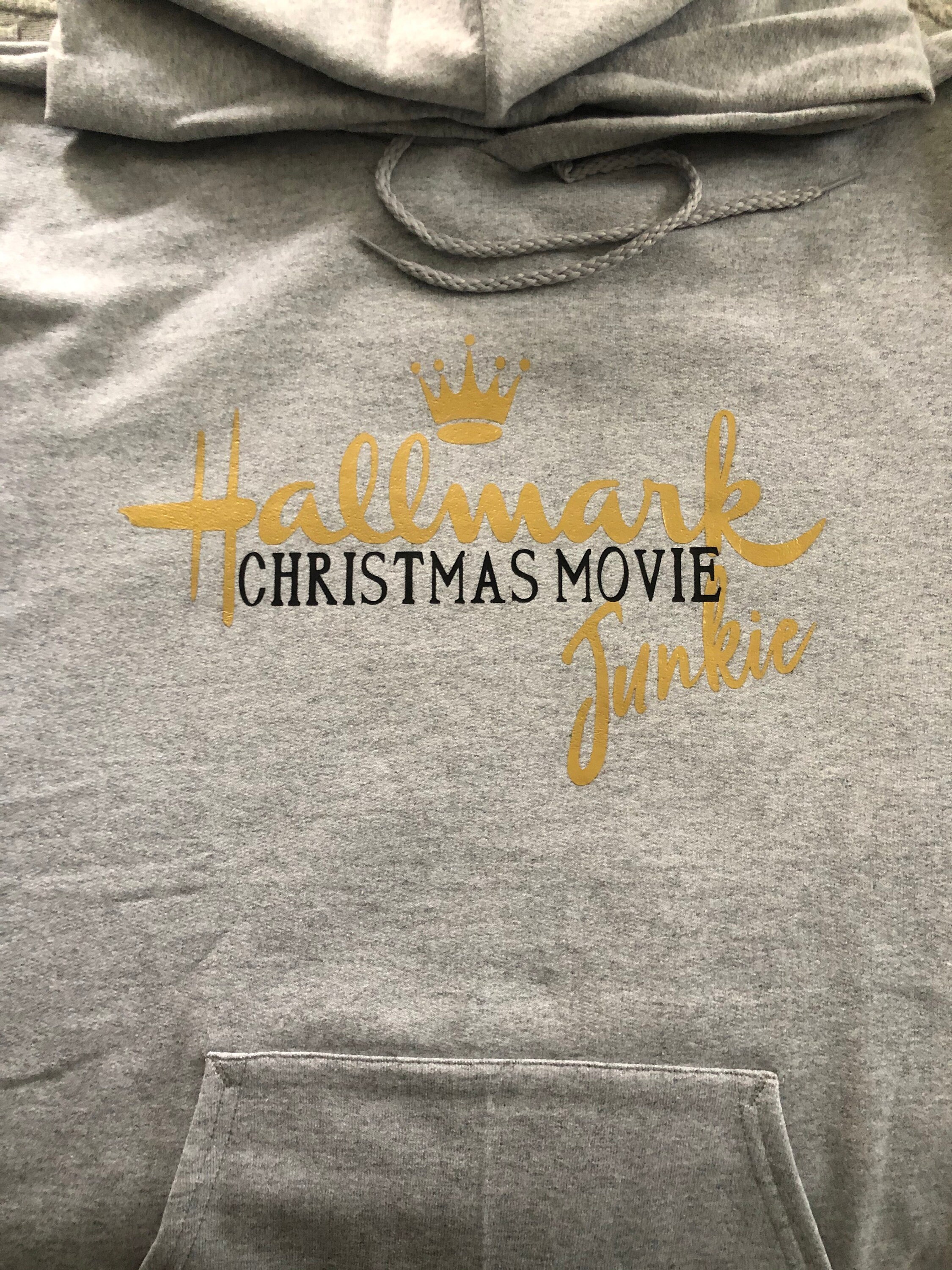 Hallmark Christmas Movie Junkie Pull-over Hoodie Sweatshirt - Etsy