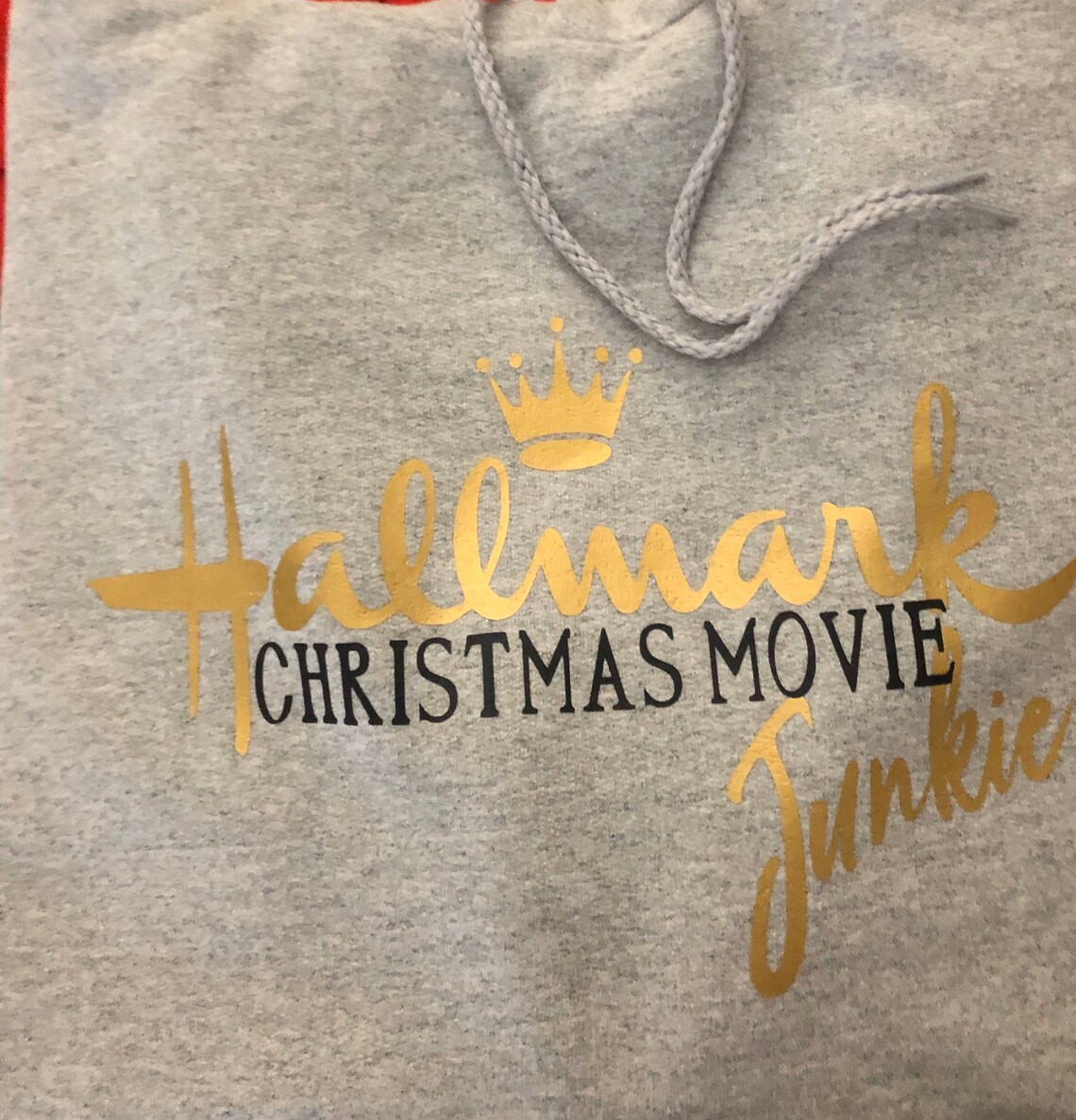 Hallmark Christmas Movie Junkie Pull-over Hoodie Sweatshirt - Etsy