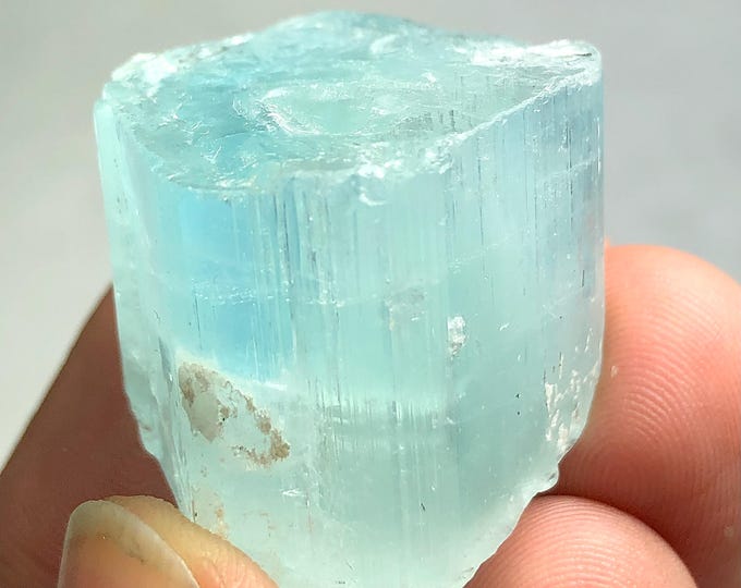 26 Grams Natural Aquamarine Crystal From Pakistan Nagar Mine - Etsy