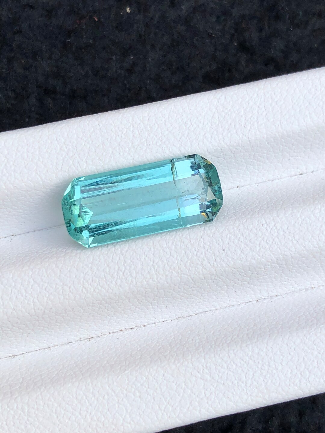 6 Carat Stunning Rare Sea Foam Tourmaline Origin Afghanistan 16.8*7*5 ...