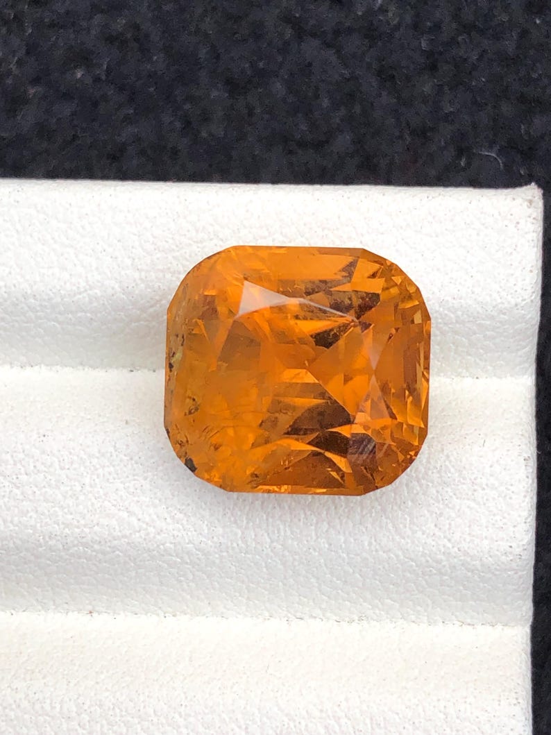 Peach Tourmaline Faceted 12 Ct - Pendant Jewelry Highlight - Etsy