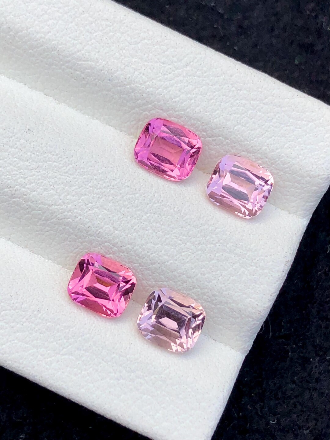 3,25 cts saubere rosa Turmalin Paare - Etsy.de