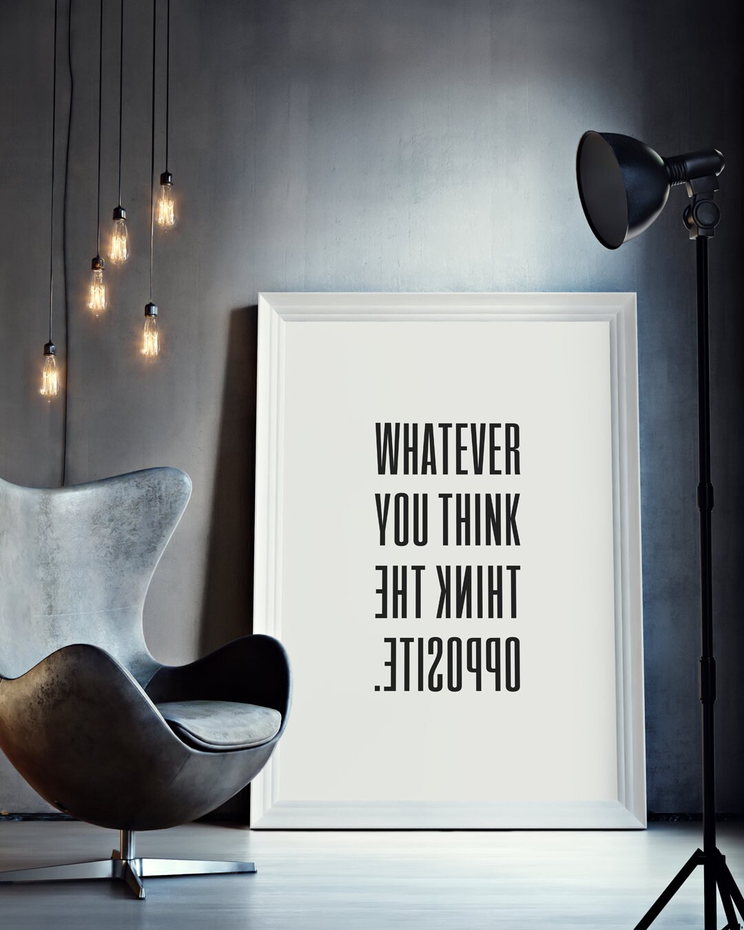 The Whatever One Printable Poster Instant Download Minimal Black and ...