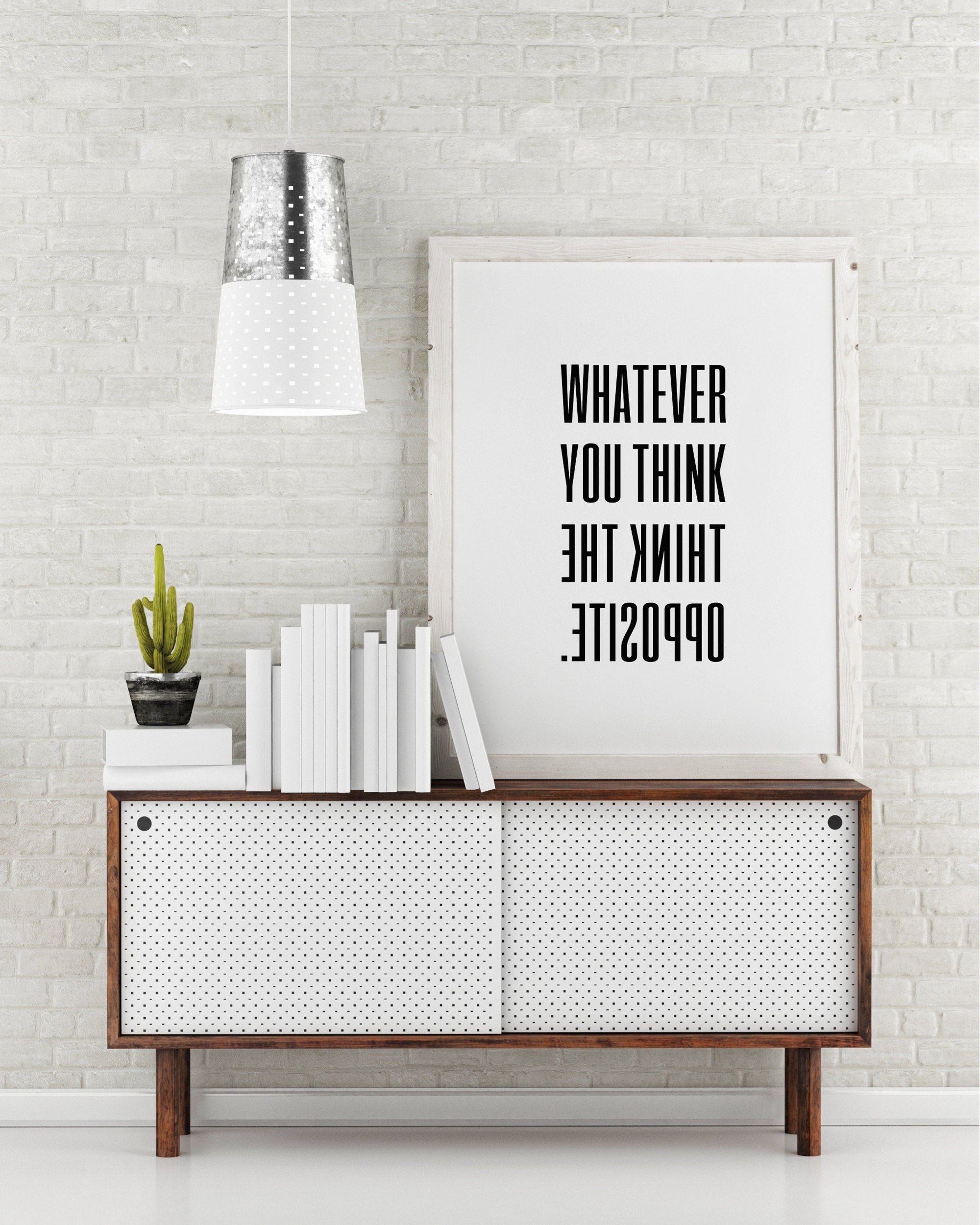 The Whatever One Printable Poster Instant Download Minimal Black and ...