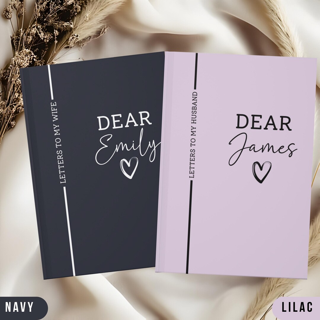 Personalized Couples Memory Book, Letters to My Husband Journal,letters ...