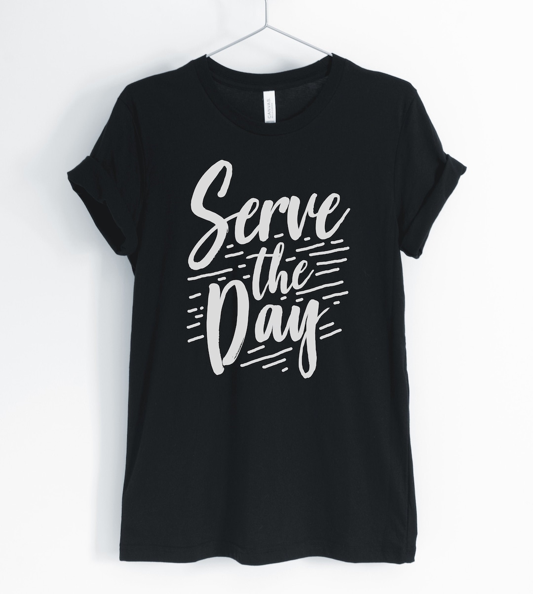 Serve the Day, Waitress Shirt, Waiter Shirt, Bartender Shirt, Barista ...