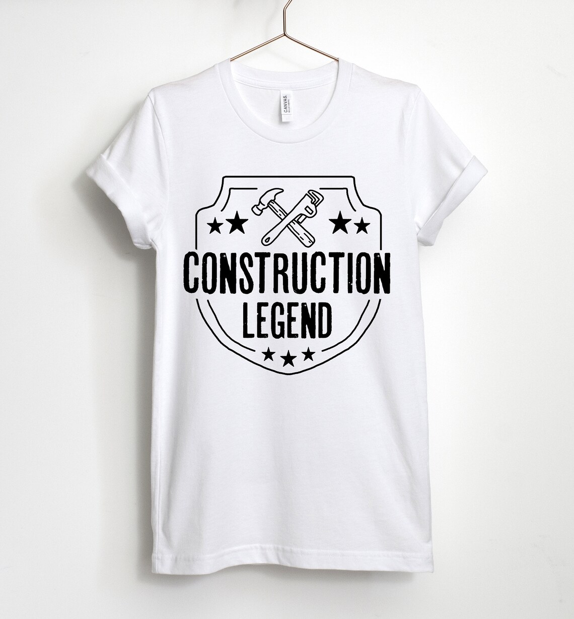 Construction Legend Construction Worker Shirt Carpenter | Etsy