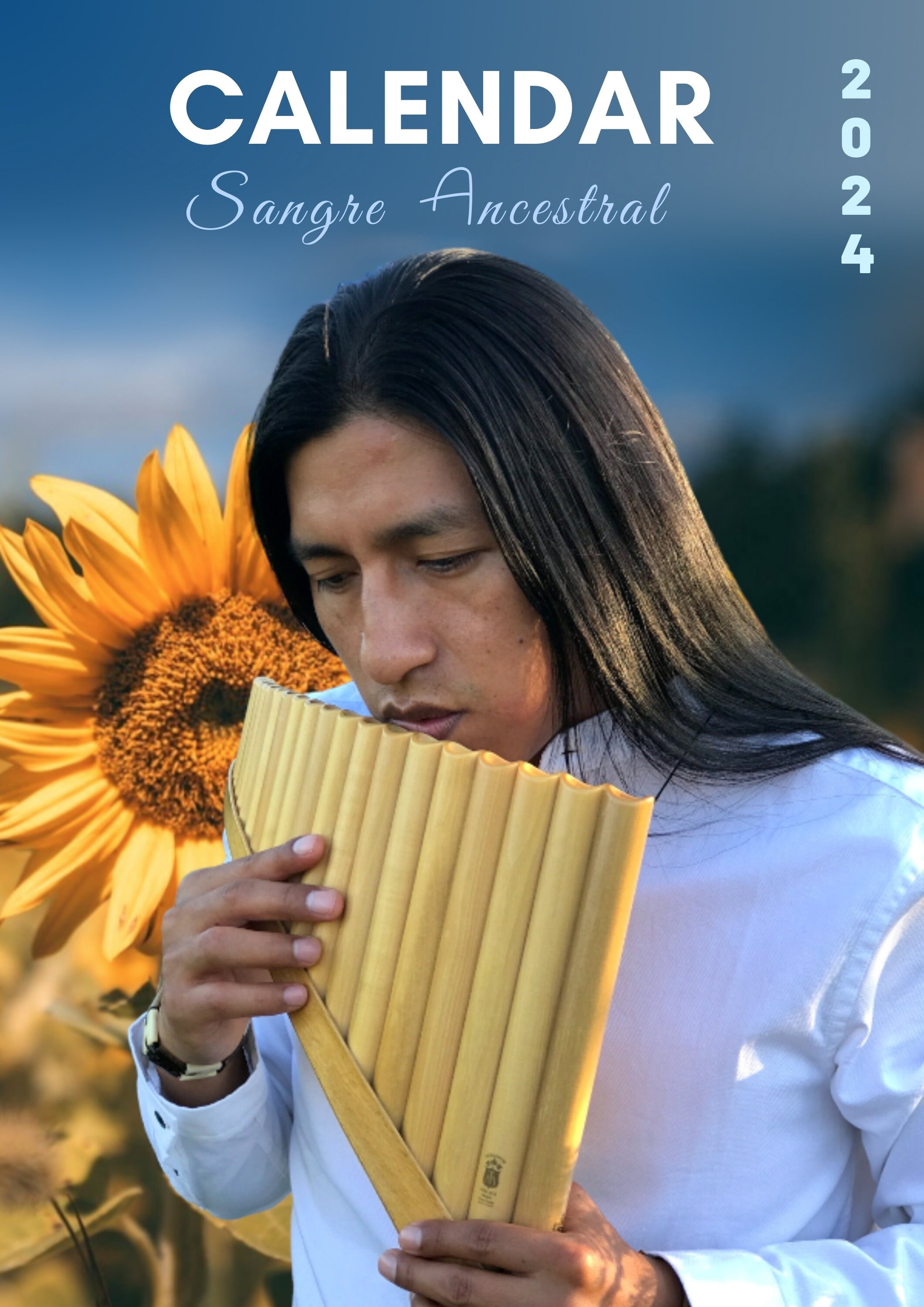 New Wall Calendar 2024 Jorge Sangre Ancestral Kichwa Names - Etsy