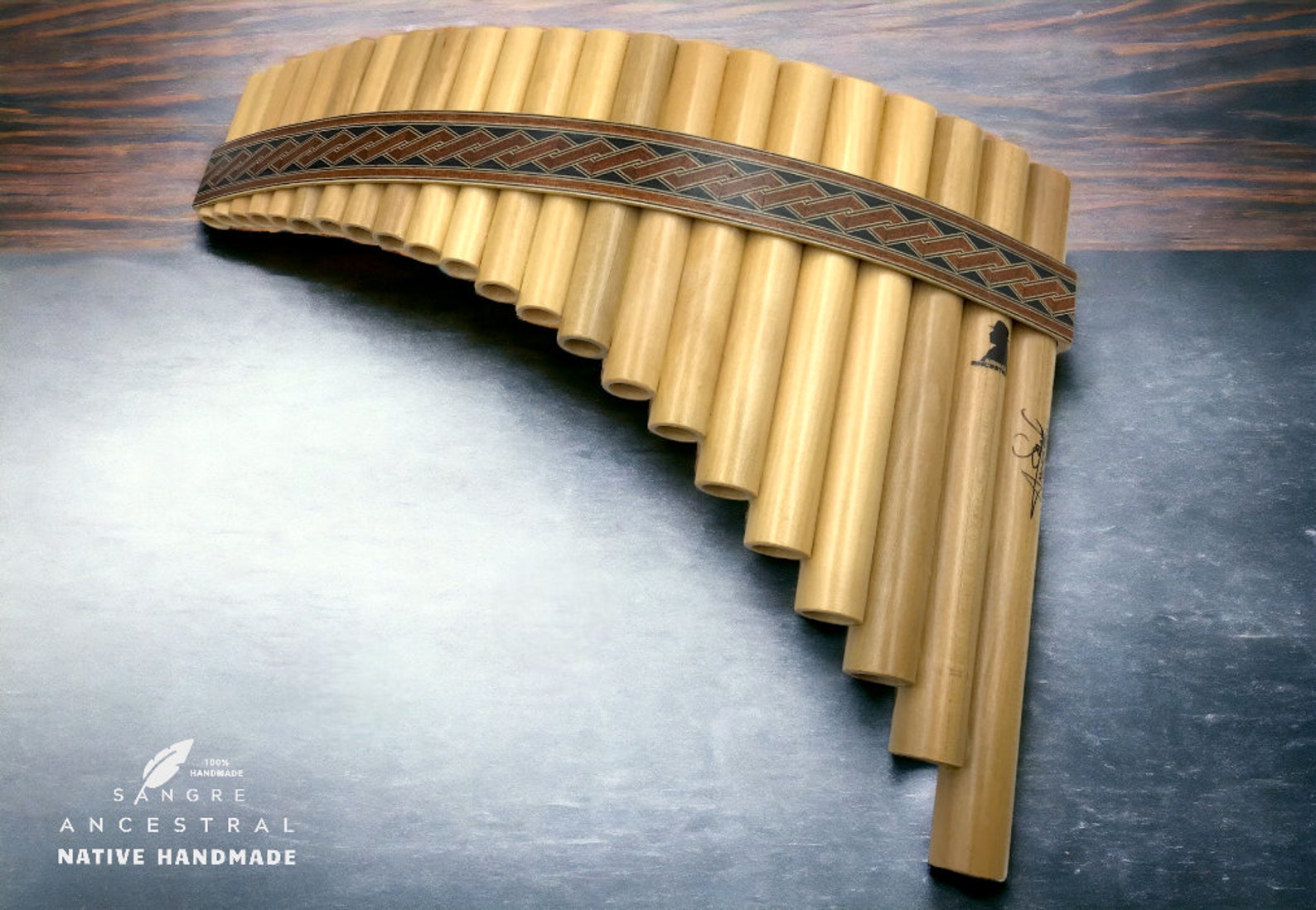 PROFESSIONAL PANFLUTE INSTRUMENT Concert Alto 22 Tubes Sangre Ancestral ...