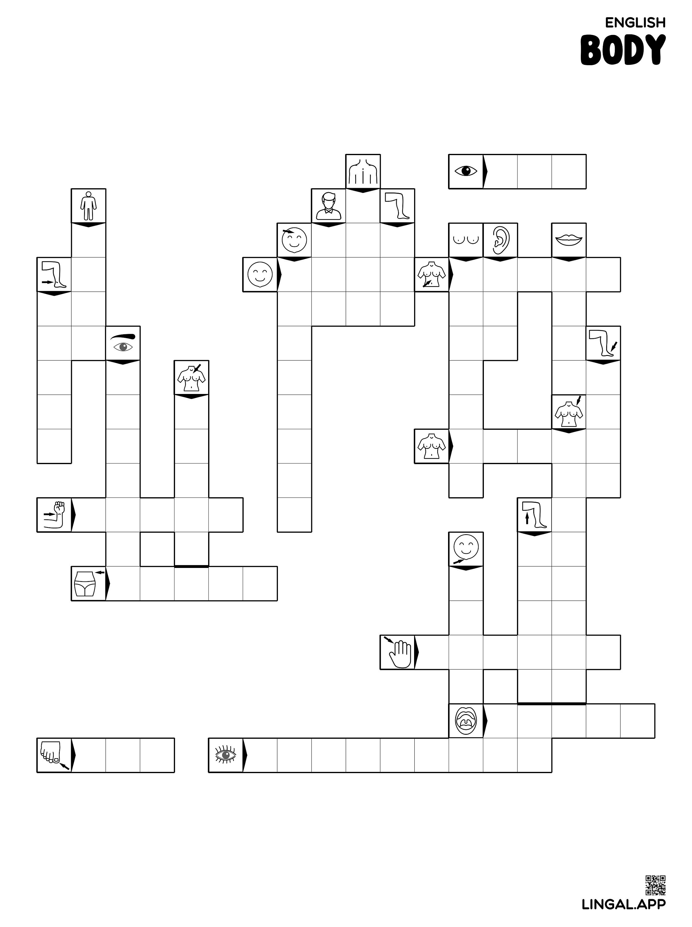English Crossword Puzzles (over 800 Words). Learn English Vocabulary ...