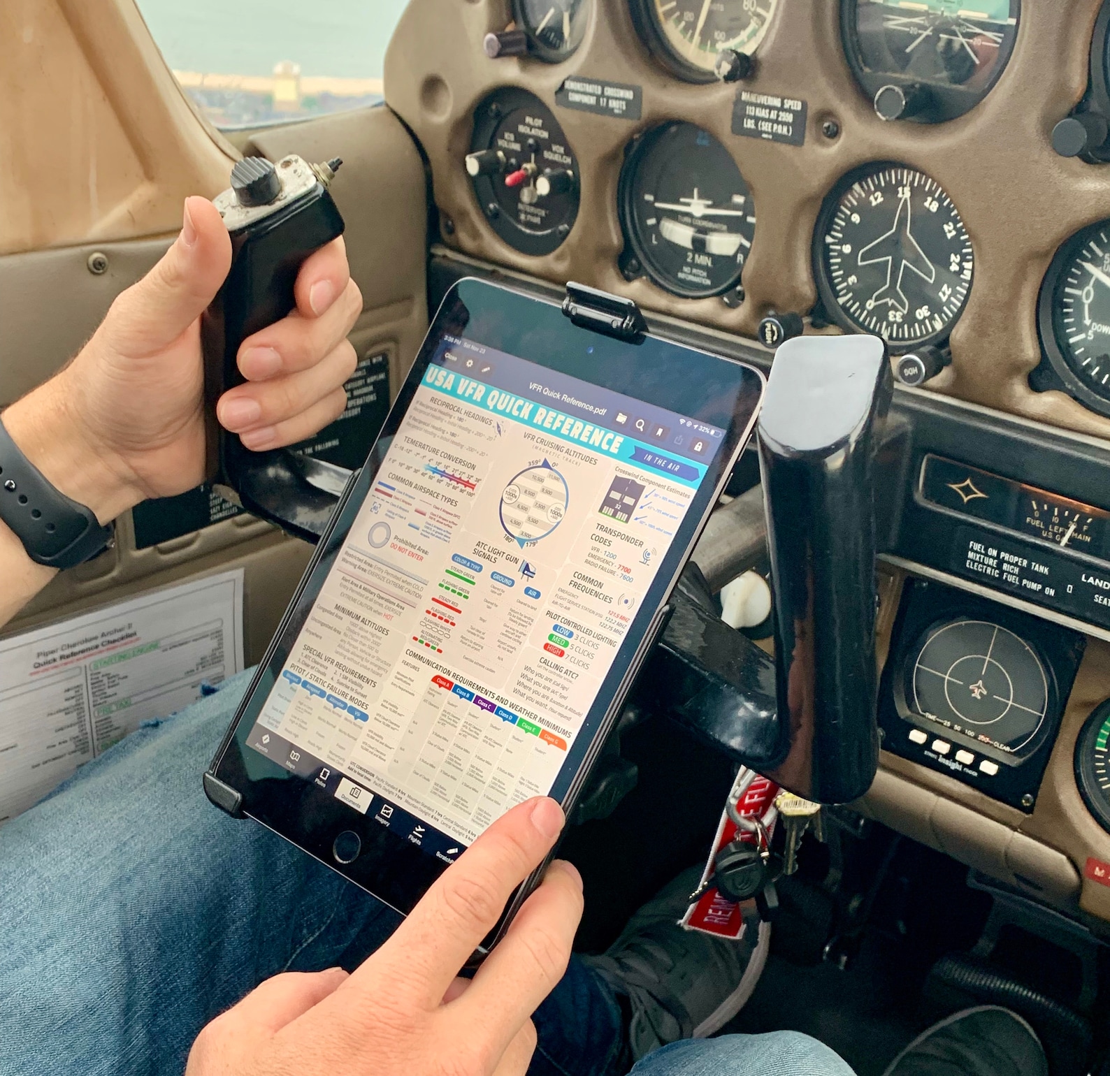 Pilot's VFR Quick Reference Sheet for Ipads / Foreflight - Etsy