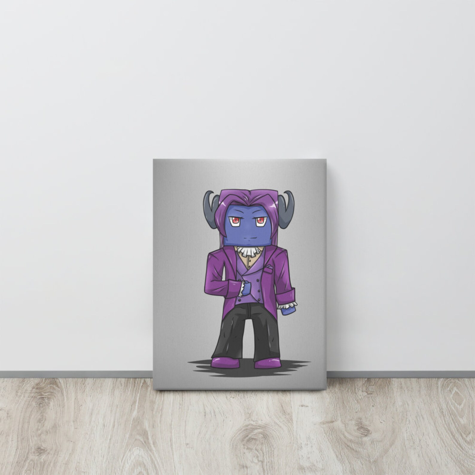 Custom Minecraft Character on A Canvas 12x16. Your Minecraft Player ...