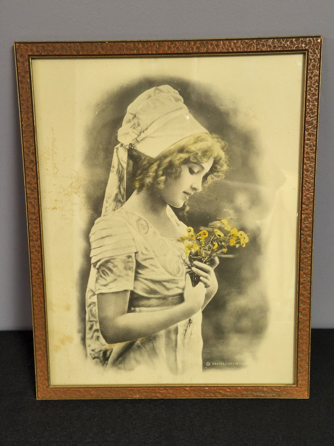 Vintage George B Petty Photograph Hand Colored by Davis & Eickemeyer ...