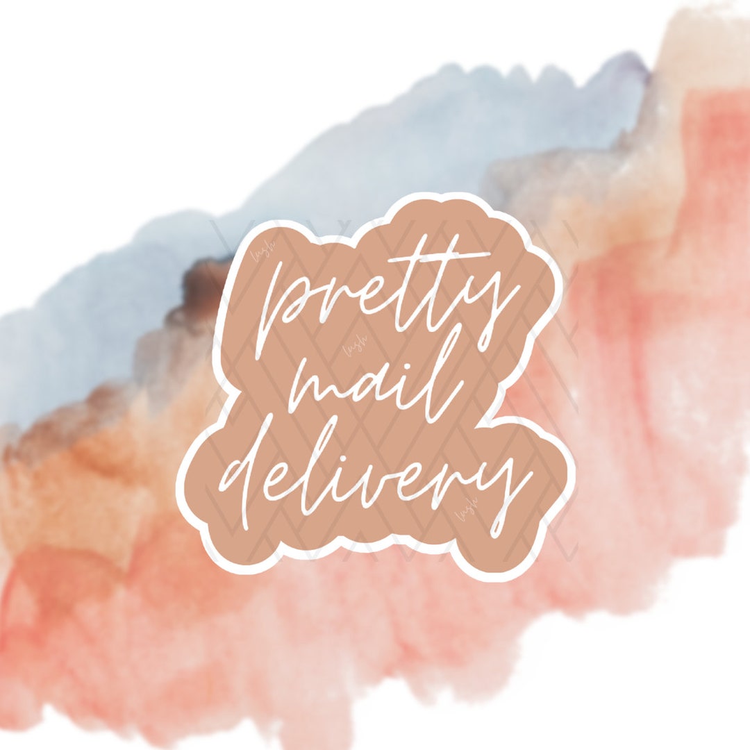 Pretty Mail Delivery - PNG SVG - Sticker File - Print Then Cut ...