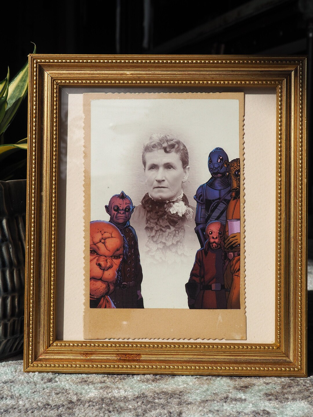Cabinet Card of Woman From the Star Wars Cantina | Original Art | Funny ...