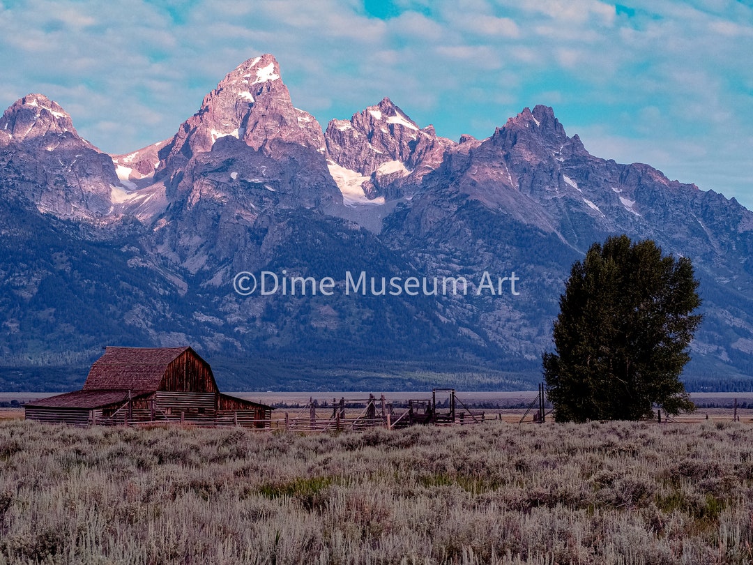 Tetons (mormon Row), Jackson Hole Photography, Rustic Decor, Travel ...