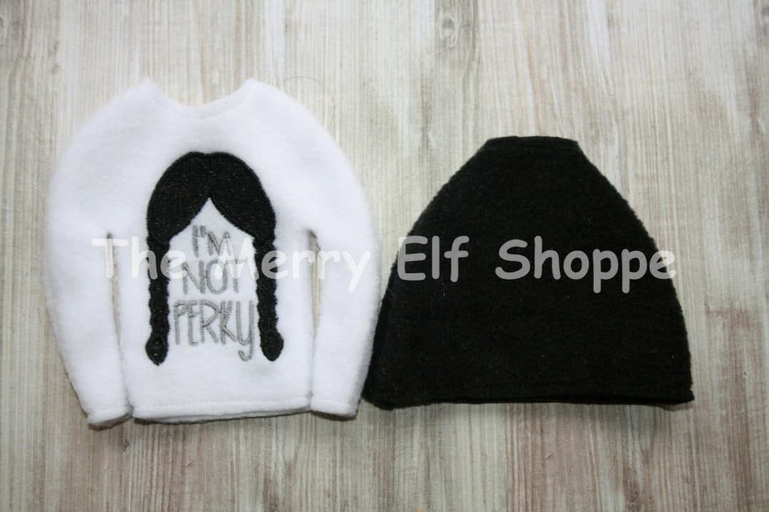 Christmas Elf Doll, Wednesday Sweater and Skirt - Etsy