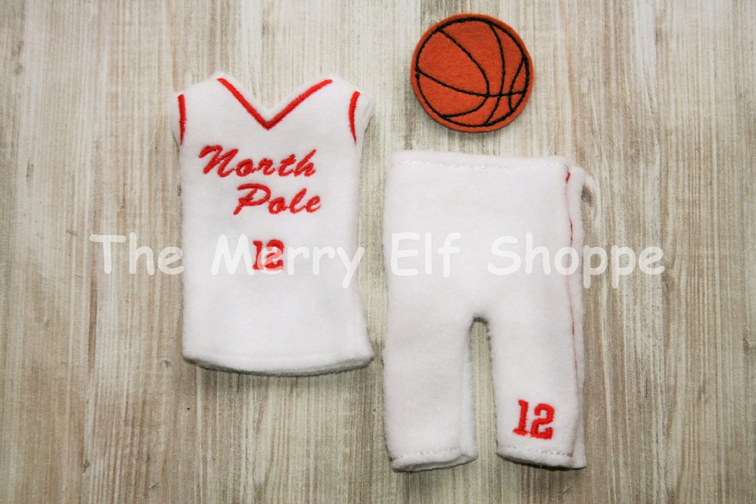 Christmas Elf Doll, Elf Basketball Outfit, Elf Sports - Etsy