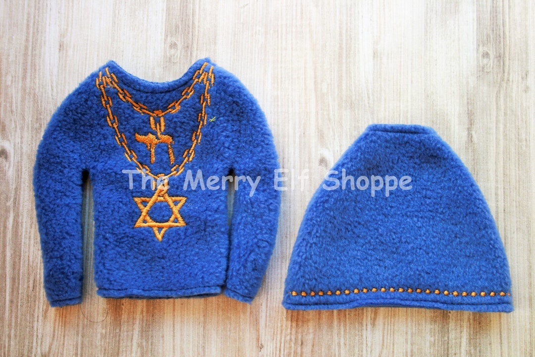 Christmas Elf Doll, Elf Hanukkah, Elf Jewish - Etsy