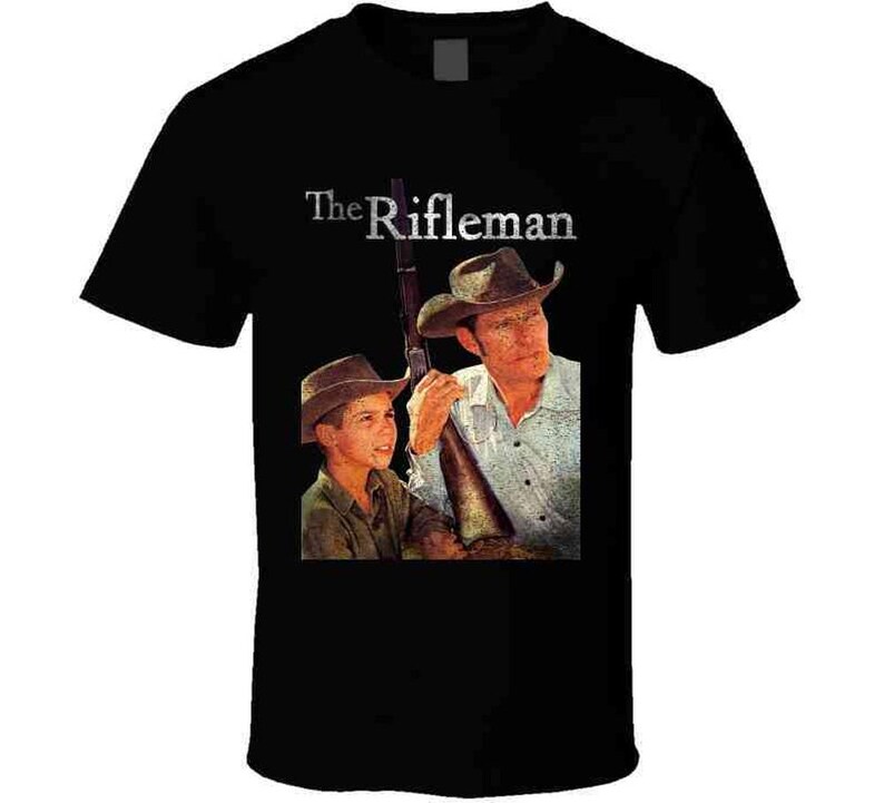 The Rifleman Retro 50s Tv Show Poster Vintage Unisex T Shirt - Etsy