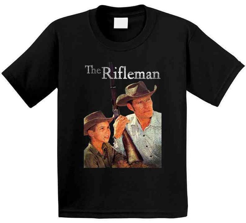 The Rifleman Retro 50s Tv Show Poster Vintage Unisex T Shirt - Etsy