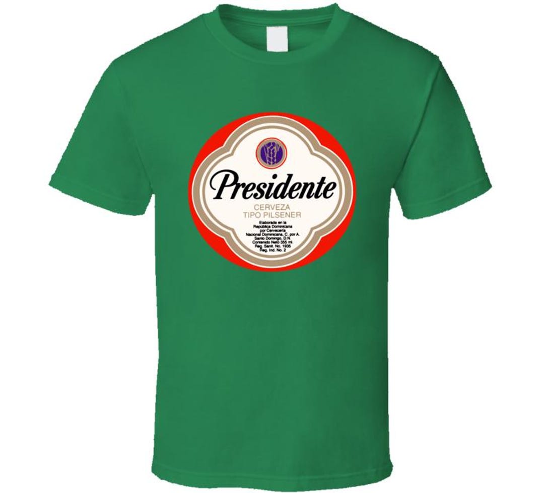 Presidente Beer Retro Brewery Logo T Shirt - Etsy