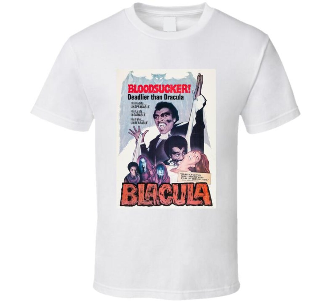 Blacula 1972 Horror Movie Fan T Shirt - Etsy