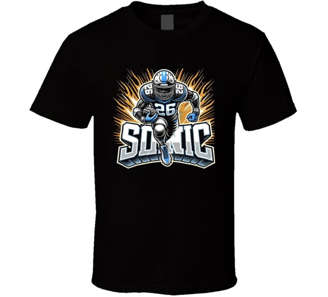 Jahmyr Gibbs Sonic Football Sports Fan T Shirt - Etsy