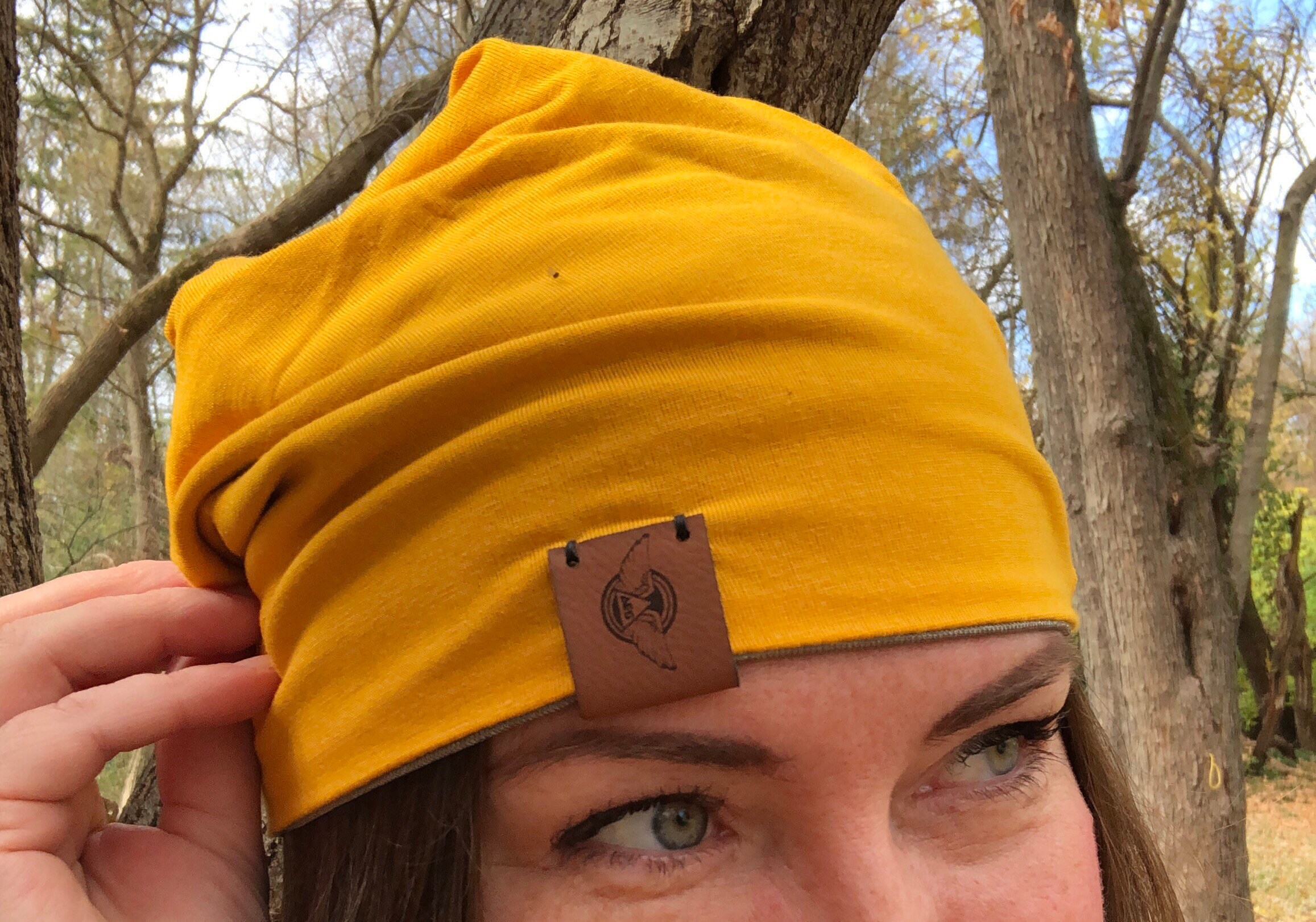 AES Slouchy Beanie Lined in Pure Silver EMF Shielding Fabric | Etsy