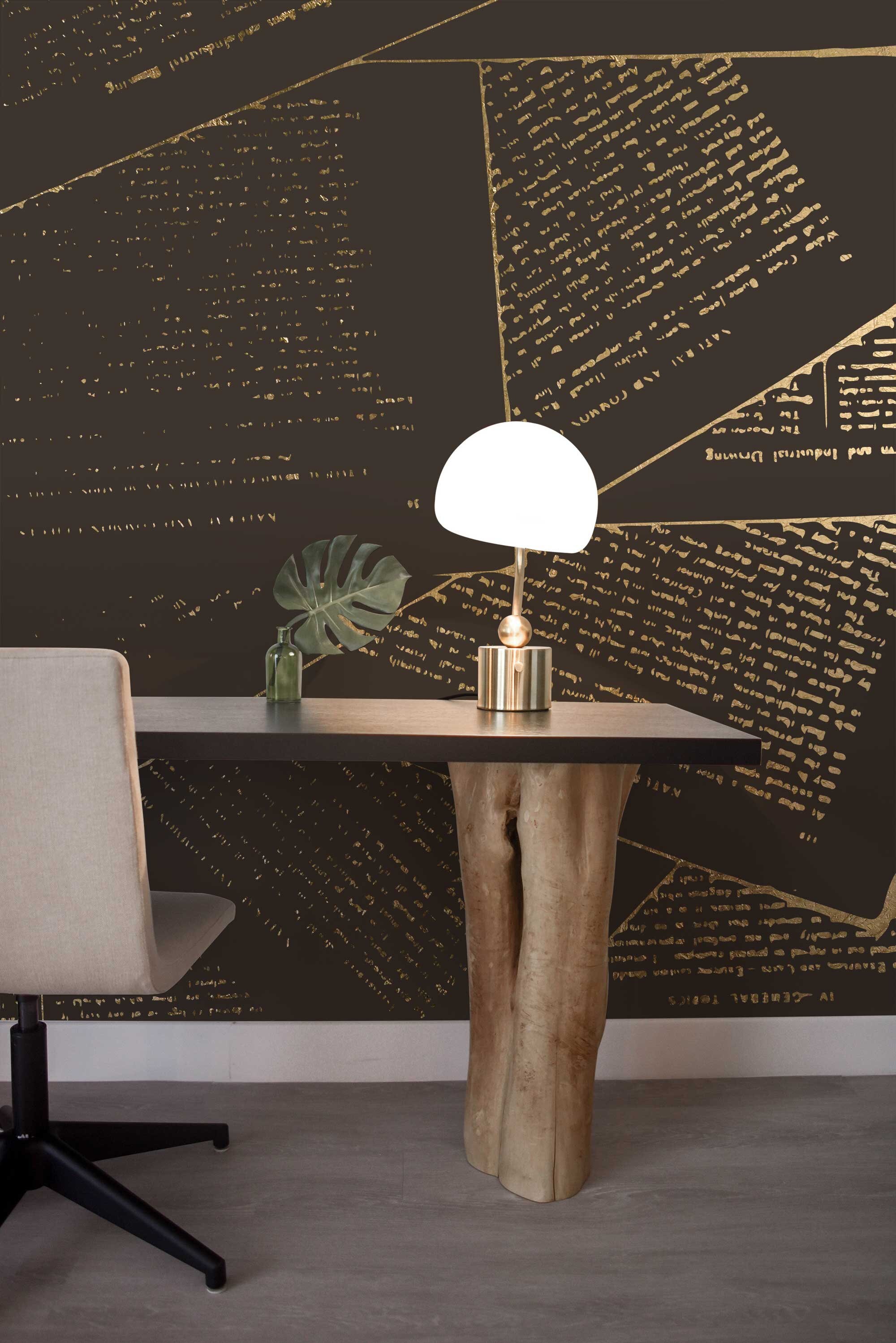 Newspaper Wallpaper, Unique Wallpaper, Modern Mural, Contemporary Mural ...
