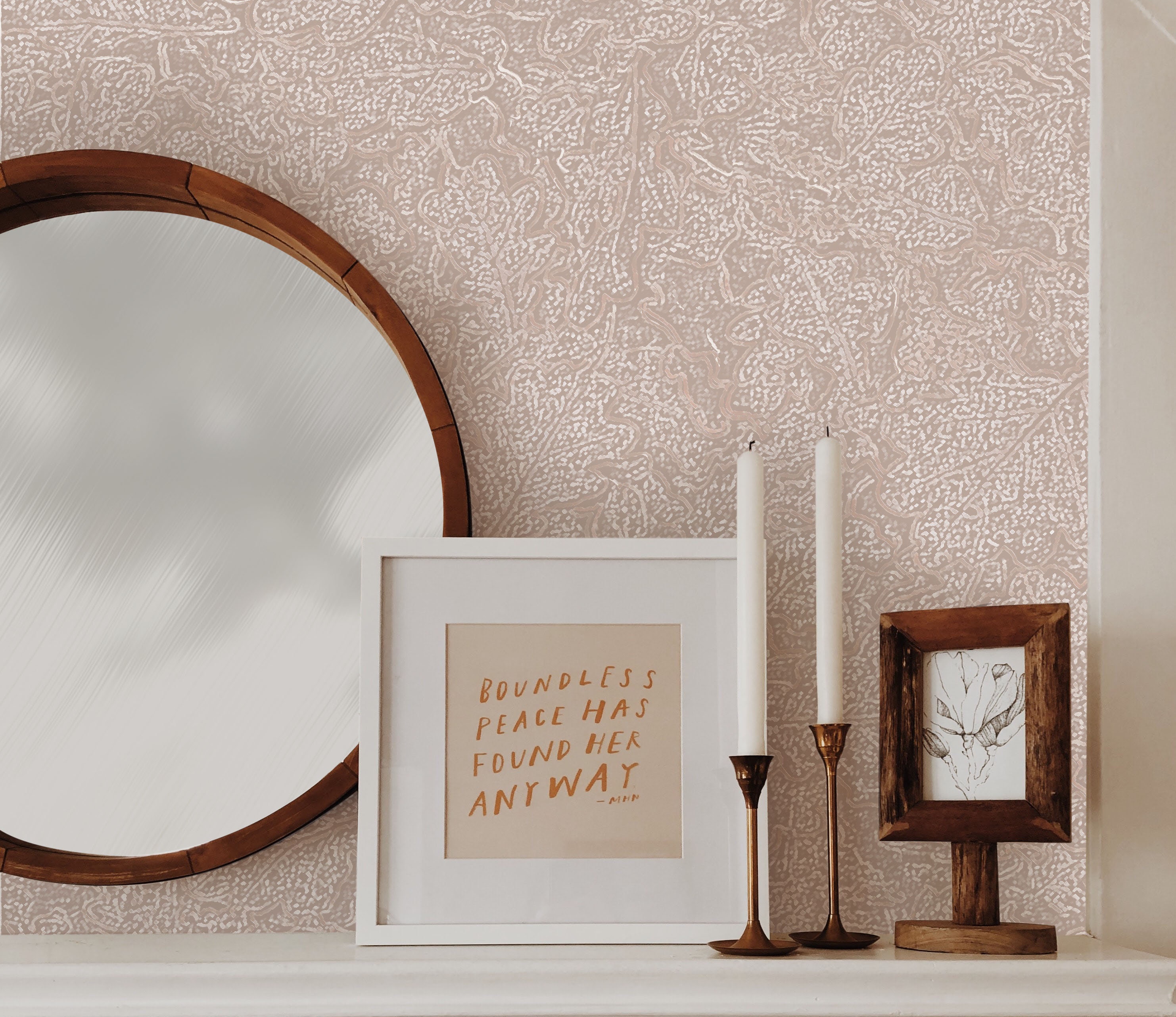 Unique Wallpaper Simple Wallpaper Leaves Wallpaper Tropical - Etsy