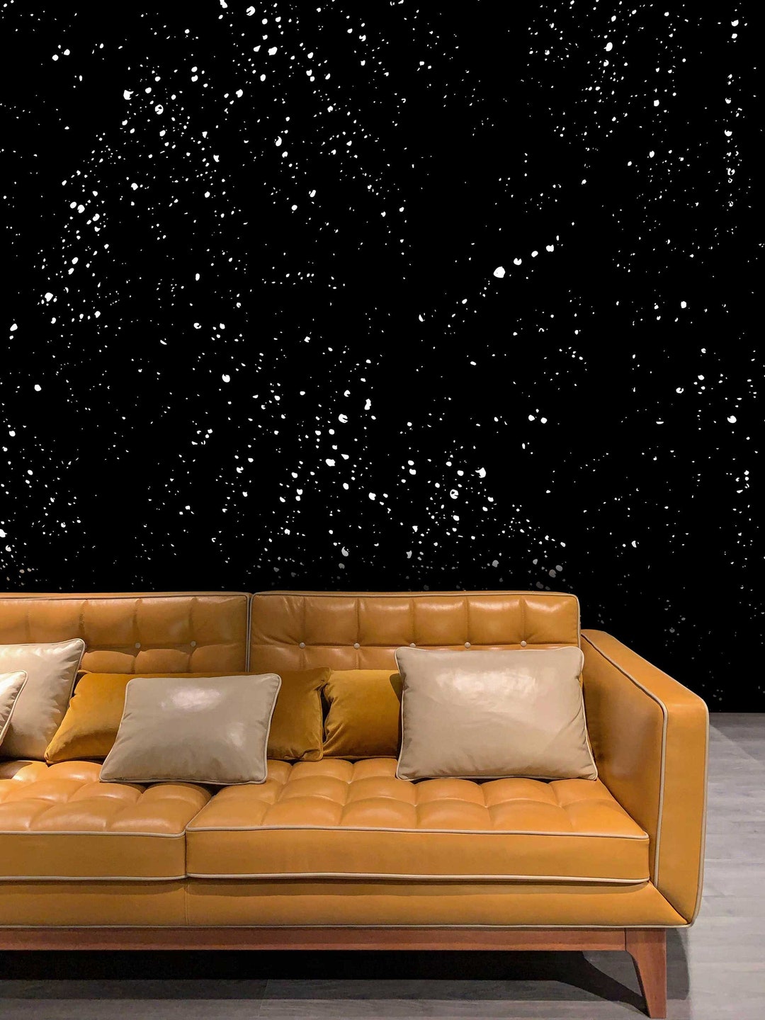 Stars Wallpaper, Night Sky Mural, Unique Wallpaper, Modern Mural ...