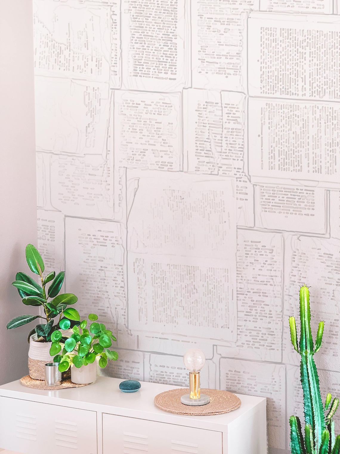 Book Wallpaper Unique Wallpaper Modern Mural Contemporary - Etsy