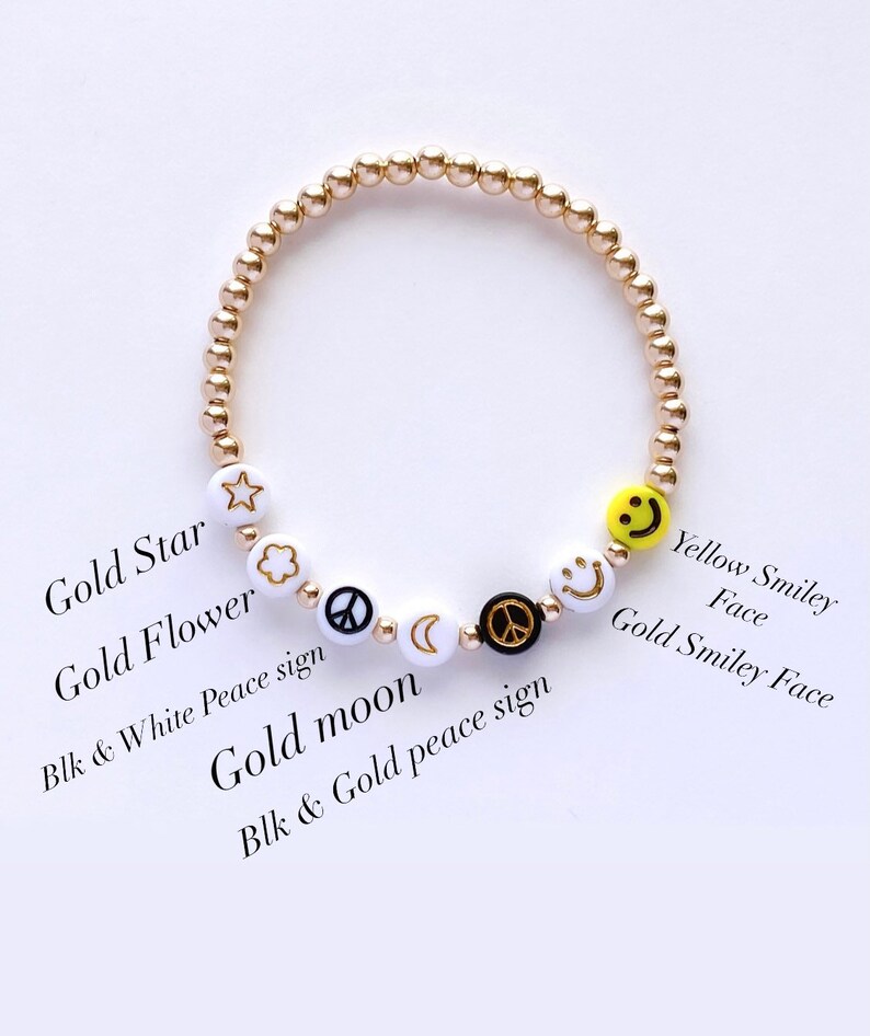 Gold Filled the Krystal Stack Personalized Beaded Name - Etsy