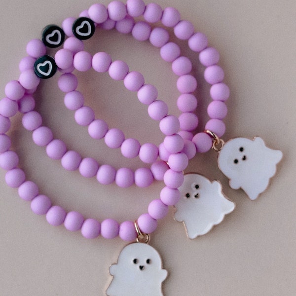 Ghost Bead Bracelet - Etsy