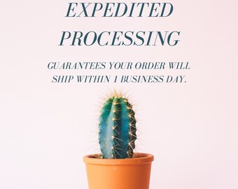 Expedited Processing - Etsy