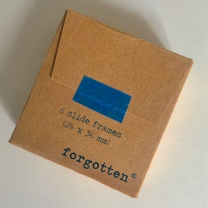 Forgotten - Box With 6 Slide Frames 50x50 Mm (for Photos 24x36 Mm) With ...