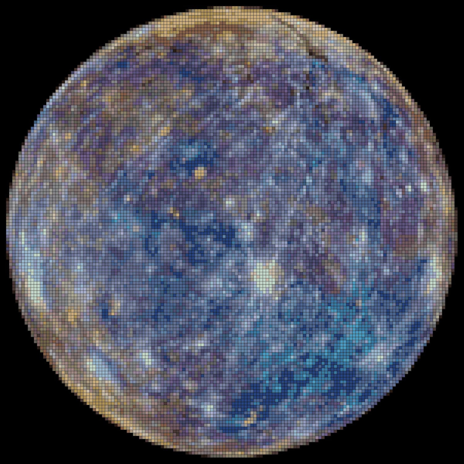 Mercury Colorful Cross-stitch Pattern Instant Download PDF 150x150 ...