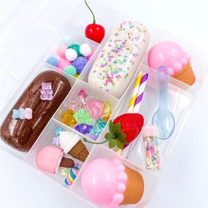 Ice Cream Play Dough Kit, Ice Cream Sensory Kit, Ice Cream Busy Box ...