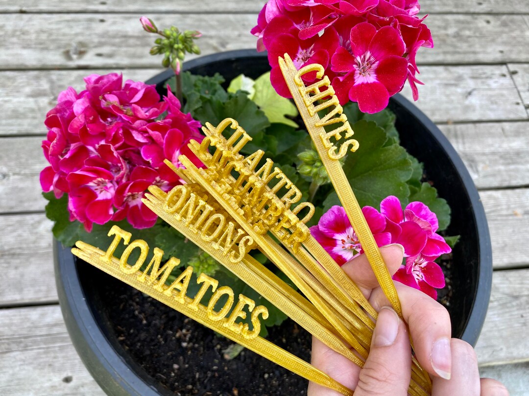 Herb Garden Signs (5 PACK) - Made in Canada - Etsy Canada