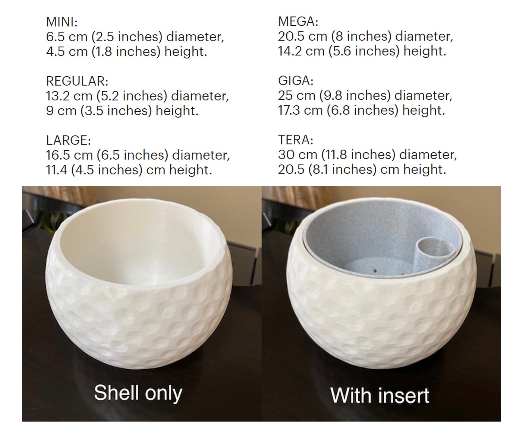 Golf Ball Planter/bowl - Made in Canada - Etsy