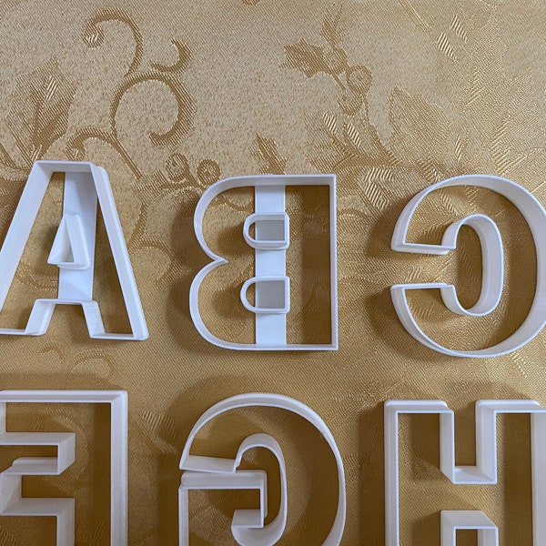 Alphabet Letters for Fondant - Etsy