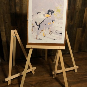Hand Crafted Wooden Easel Collapsible Made in Canada - Etsy Canada