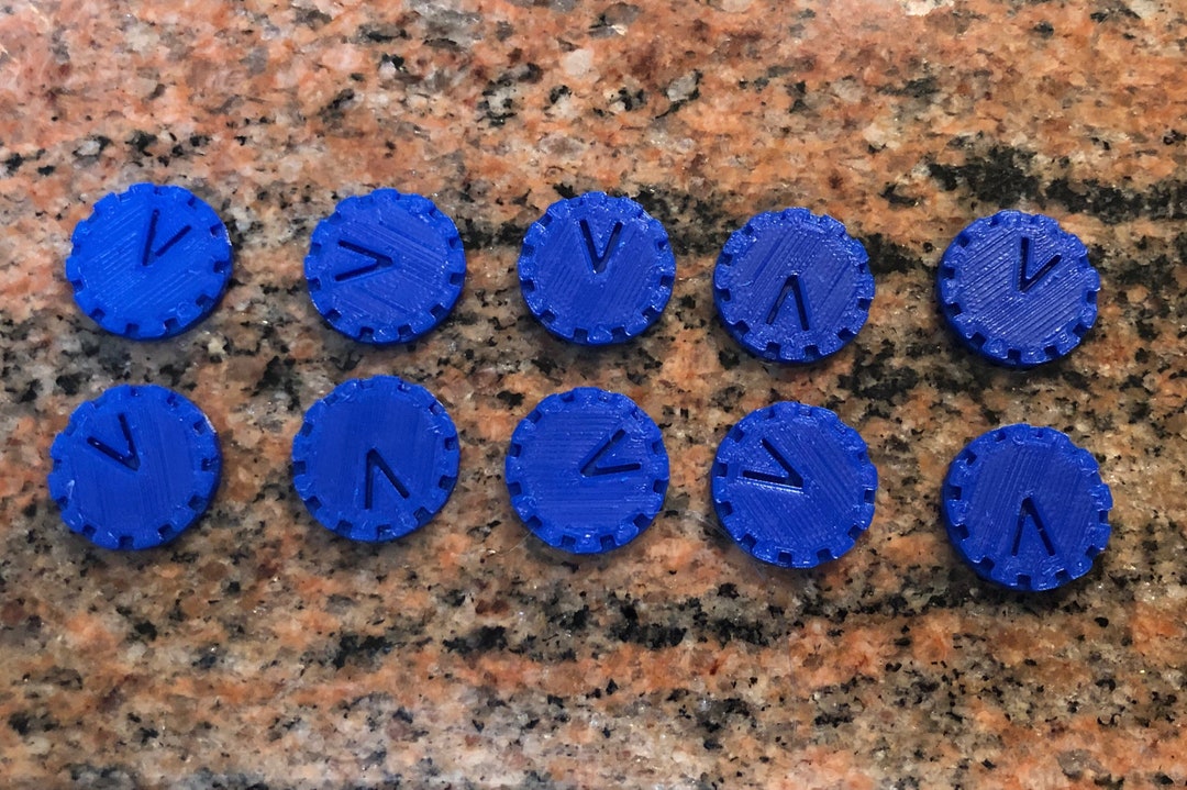 Hanabi Clue Tokens - 10 Pack - Game Piece Replacements - Etsy
