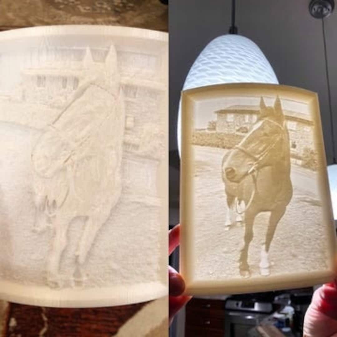 Lithophane Photo - Custom 3D Printed Image - Made in Canada - Etsy
