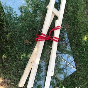Hand Crafted Wooden Easel Collapsible Made in Canada - Etsy Canada