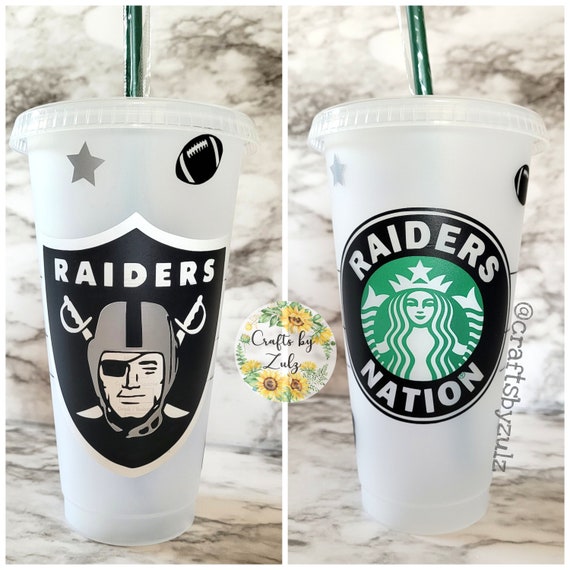 Raiders Starbucks Cupraiders Football Cuppersonalized | Etsy