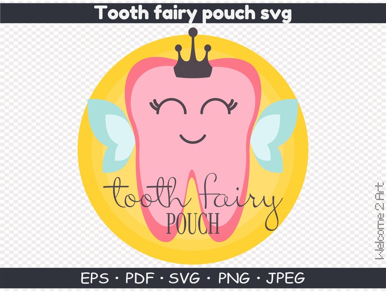 Tooth Fairy SVG Tooth Svg Tooth Fairy Bag Svg Files for | Etsy