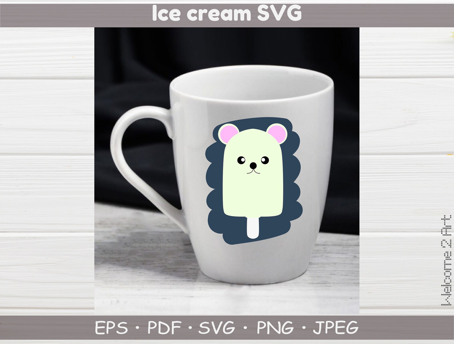 Polar Bear Svg, Layered SVG, Cricut, Cut Files, Polar Bear Clip Art ...