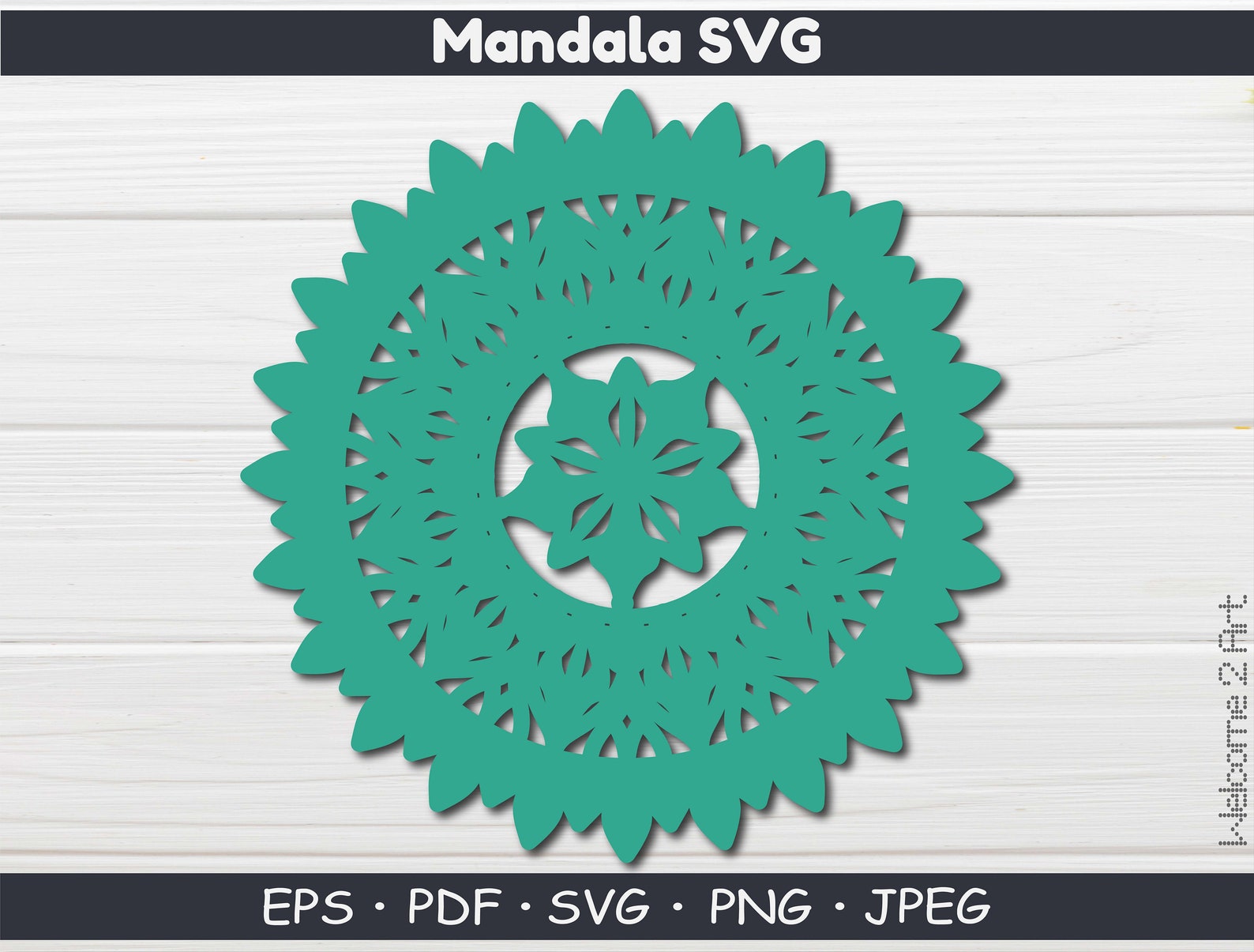 3d Mandala Svg, Layered Mandala Svg, Mandala Svg, 3d Mandala, Mandala, Mandala Cut File, Svg ...